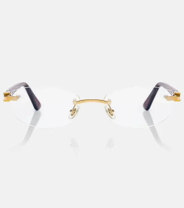 Cartier Signature C Oval Glasses - Transparent