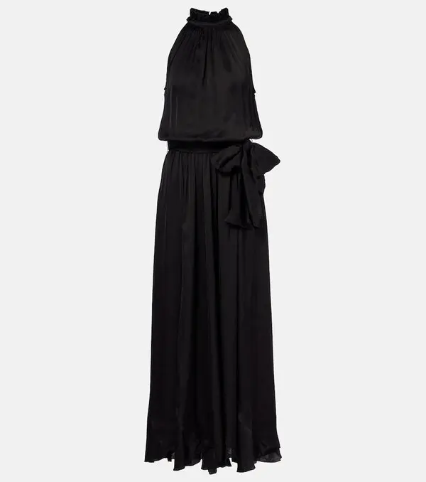 Poupette St Barth Nina Gown - Black