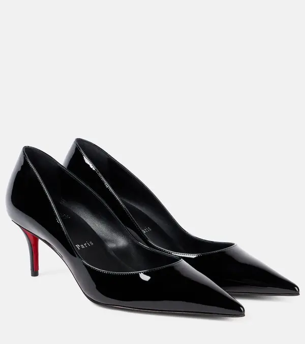 CHRISTIAN LOUBOUTIN Miss Z 60 Patent Leather Pumps - Black