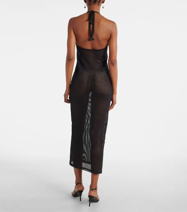 COURREGES Courrèges Holistic Sheer Cotton Midi Dress