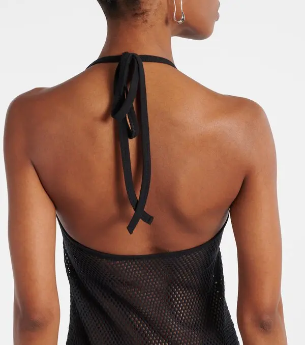 COURREGES Courrèges Holistic Sheer Cotton Midi Dress