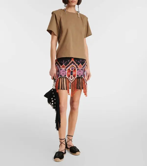 Isabel Marant Étoile Celsi Leather Espadrilles - Black