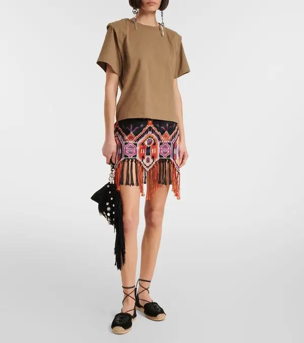 Isabel Marant Étoile Suede Lace-up Espadrilles - Black