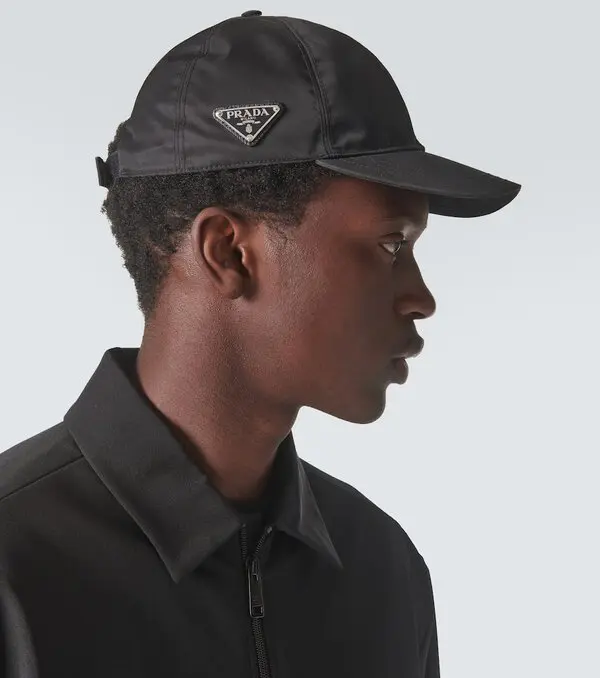 Prada Re-nylon Baseball Cap - Black
