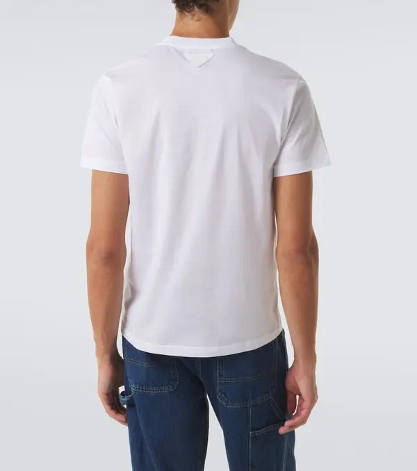 Prada Cotton Jersey T-shirt Three-pack - White
