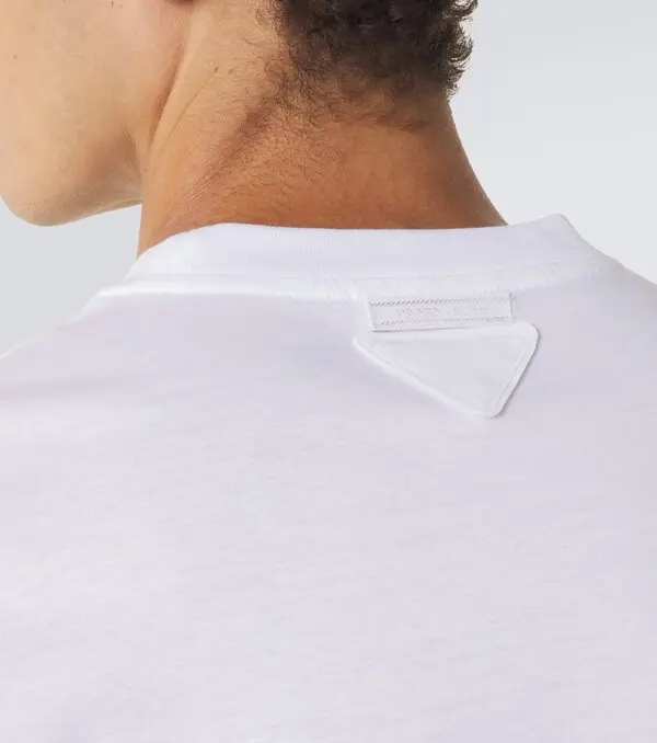 Prada Cotton Jersey T-shirt Three-pack - White