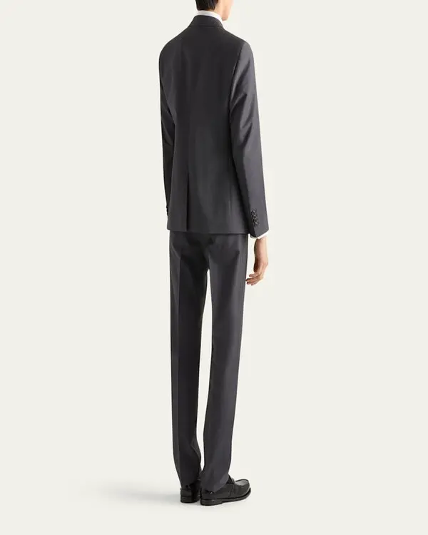 Prada Mohair-wool Solid Suit