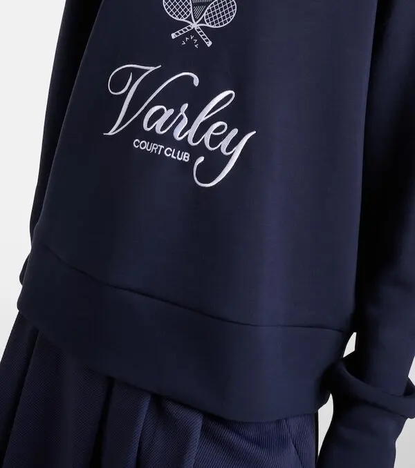 Varley Rasco Logo Jersey Sweatshirt - Blue