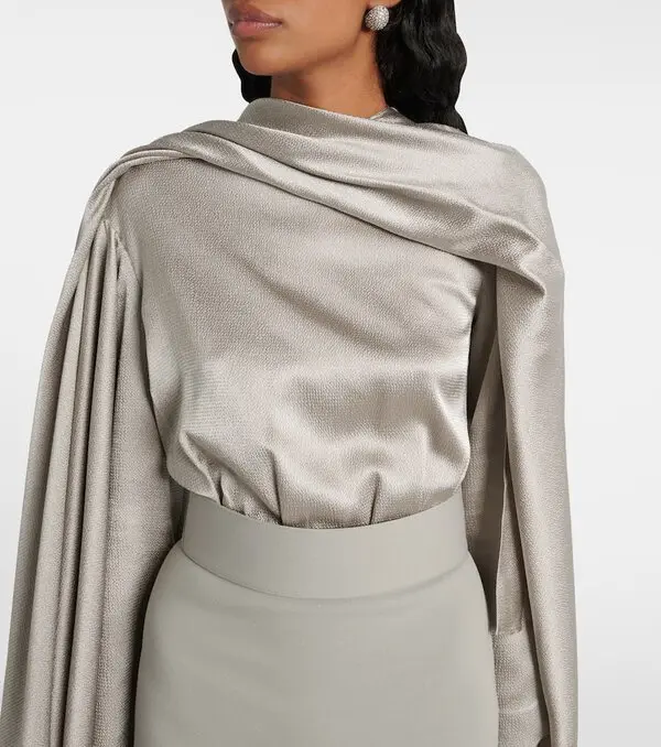 Solace London Rosalia Draped Gown
