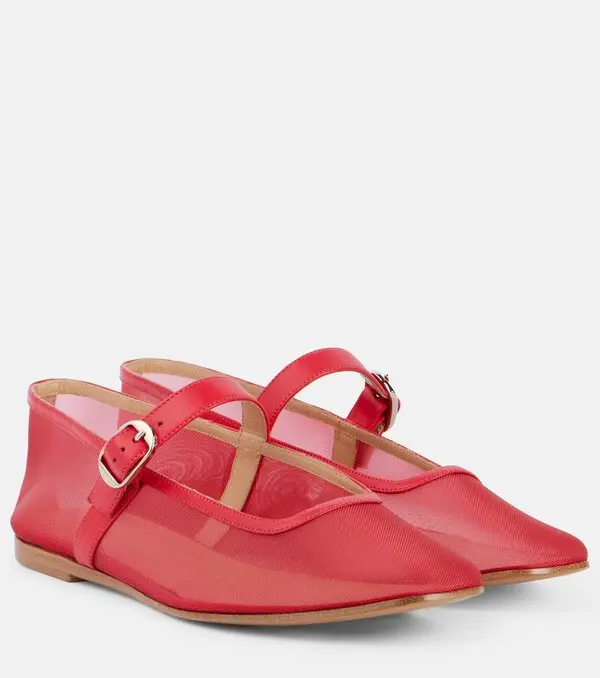 Le Monde Beryl Mary Jane Flats - Red