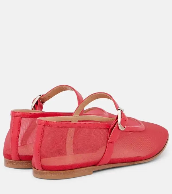 Le Monde Beryl Mary Jane Flats - Red