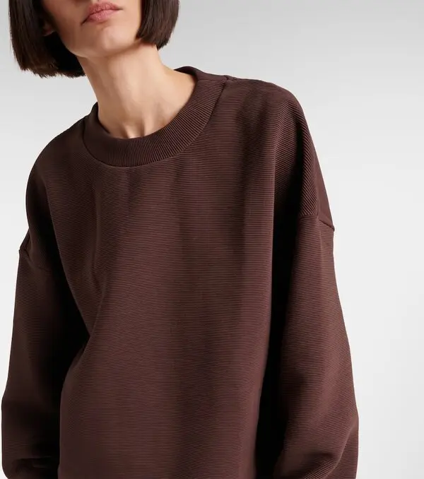 Varley Mae Cotton-blend Ottoman Sweatshirt