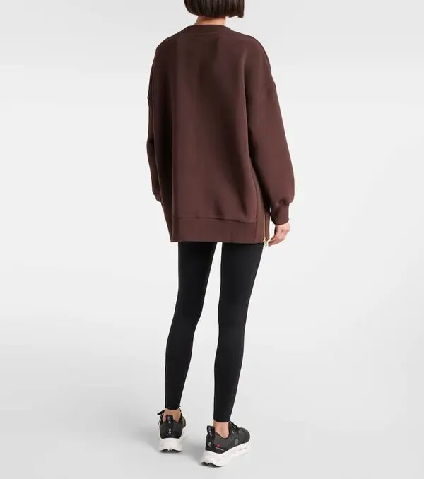 Varley Mae Cotton-blend Ottoman Sweatshirt