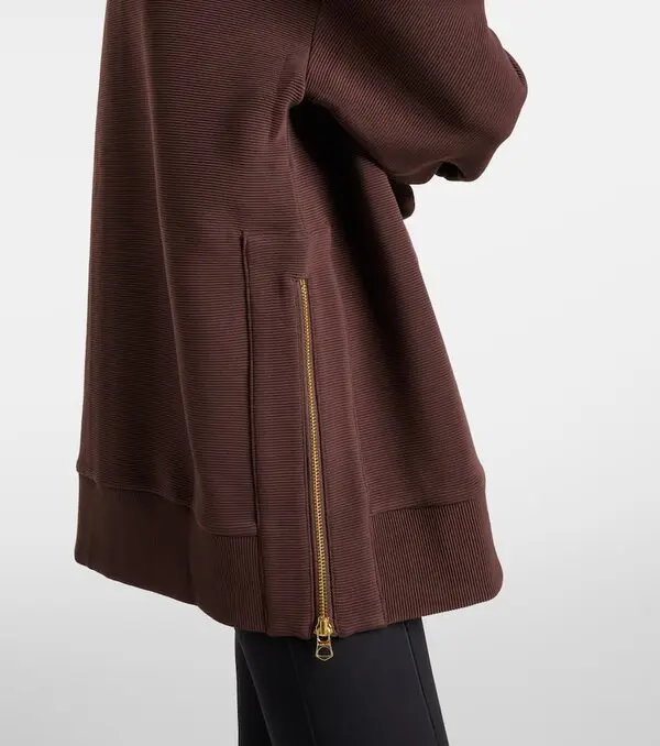 Varley Mae Cotton-blend Ottoman Sweatshirt