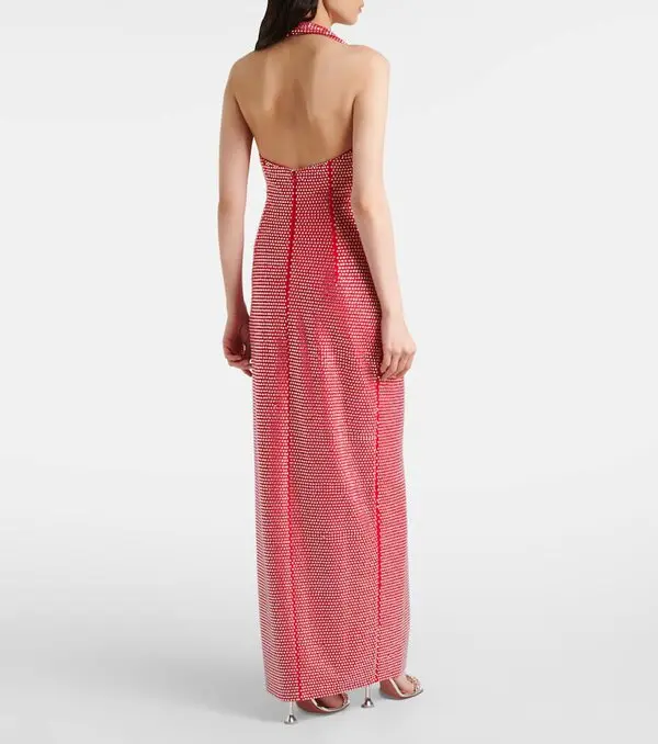 AREA Crystal-embellished Gown