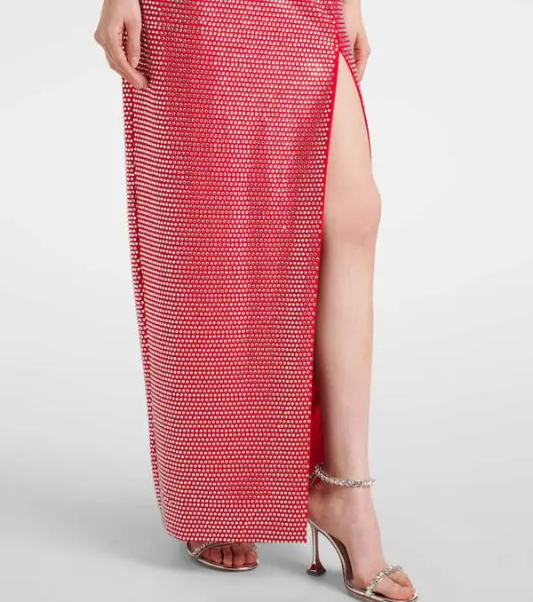 AREA Crystal-embellished Gown