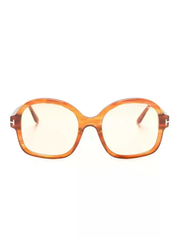 TOM FORD Hanley Oversized Square-frame Sunglasses - Brown