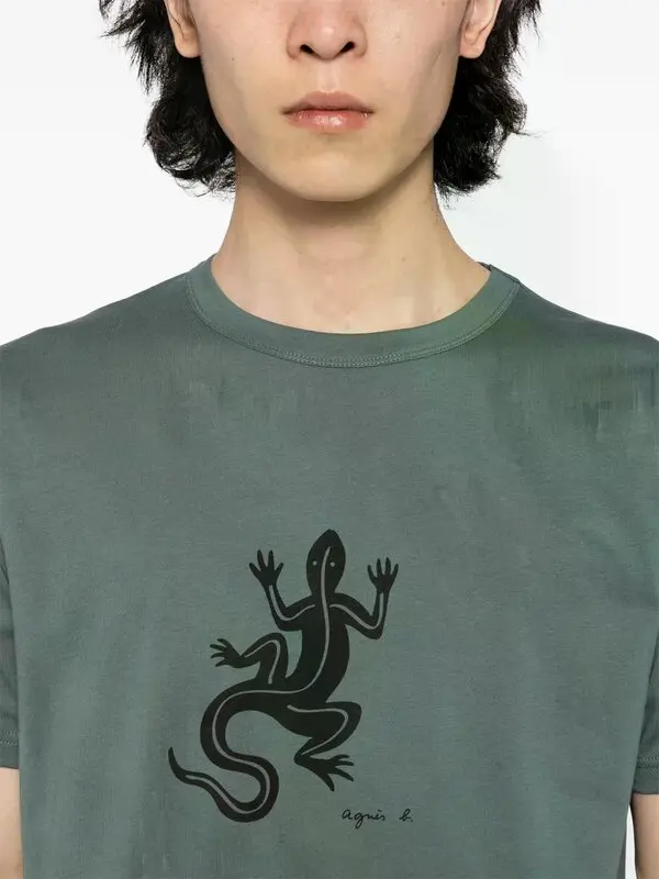AGNÈS B. Lizard Printed T-shirt