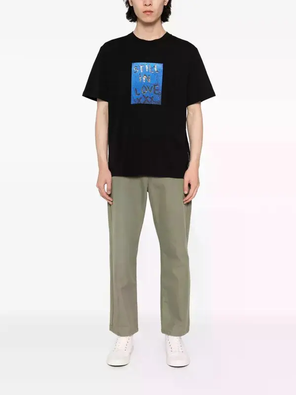 AGNES B. Still In Love Screen-print T-shirt