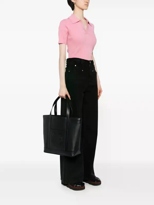 Maison Kitsuné Fox Head Tote Bag - Black