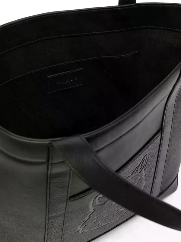 Maison Kitsuné Fox Head Tote Bag - Black