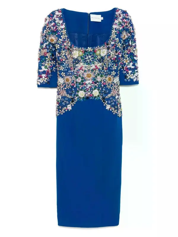 MARY KATRANTZOU Agave Embellished Dress