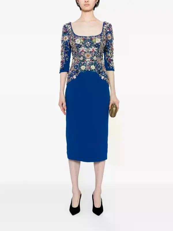 MARY KATRANTZOU Agave Embellished Dress