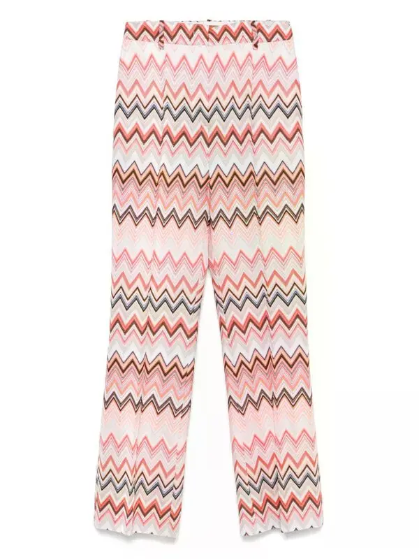 Missoni Zigzag Trousers - Red