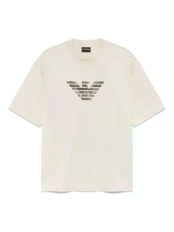 Emporio Armani Cotton T-shirt - Neutrals