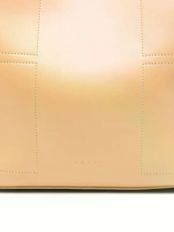 Hogan Leather Shoulder Bag - Neutrals