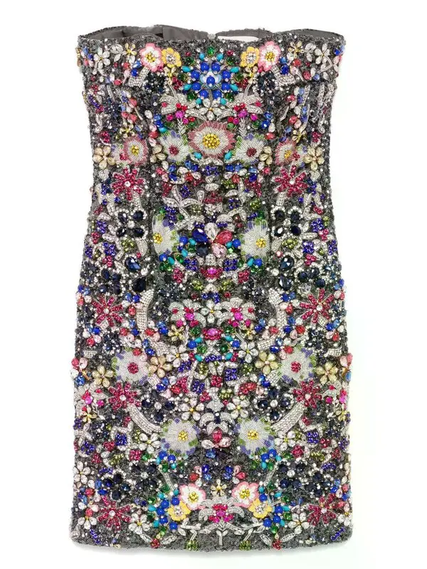 MARY KATRANTZOU Elise Strapless Dress - Black