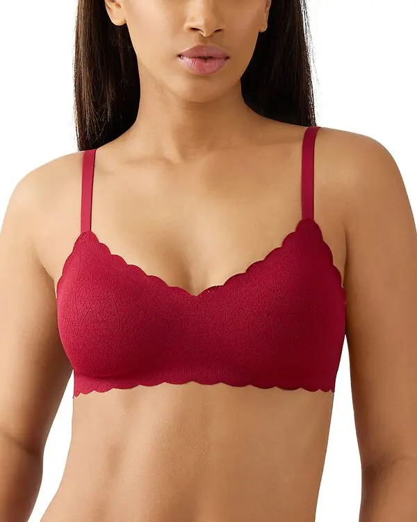 Wacoal B. Tempt'd B. Wow'd Lace Wire Free Bra - Biking Red