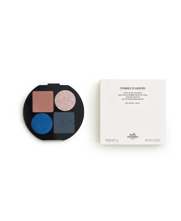 Hermès Ombres D' Powder Quartet For Eyes Refill - 04 Ombres Marines