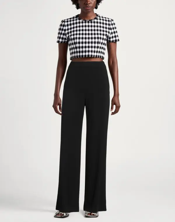 Patrizia Pepe Wide Leg Crepe Pants