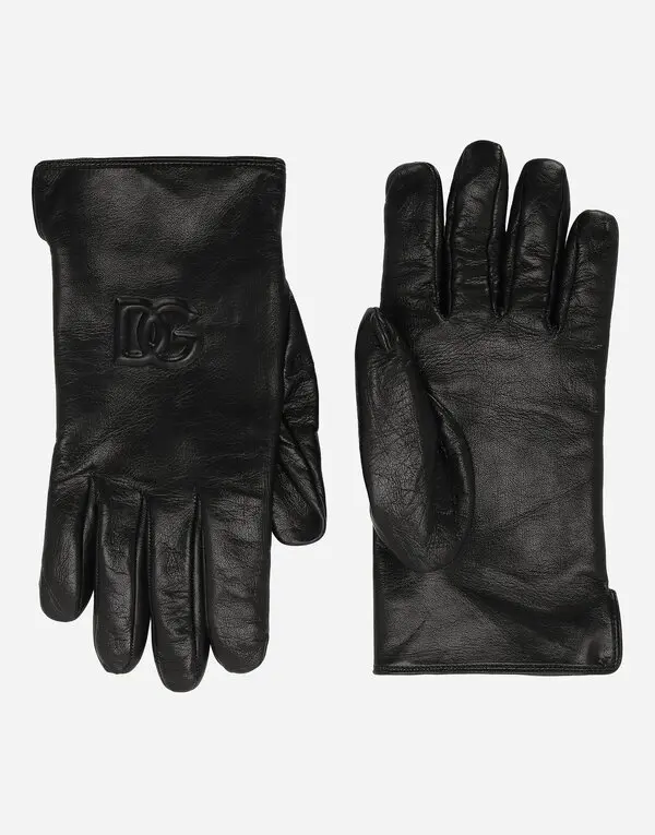 Dolce & Gabbana Nappa Leather Gloves - Black
