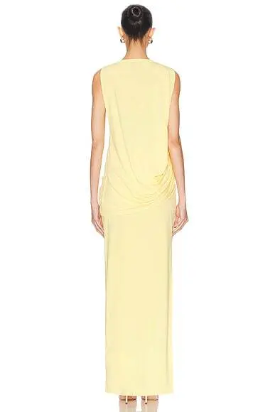 Jacquemus La Robe Peplo Longue
