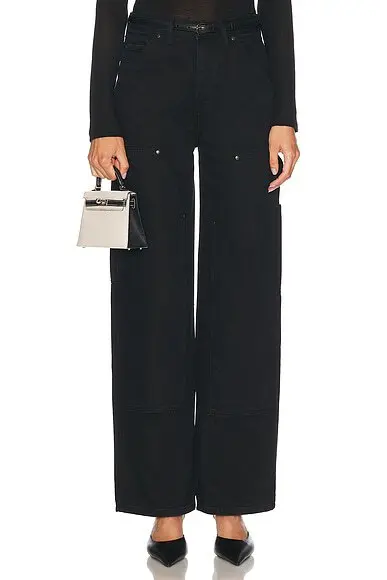 Renggli Work Wide Leg Jeans - Ink