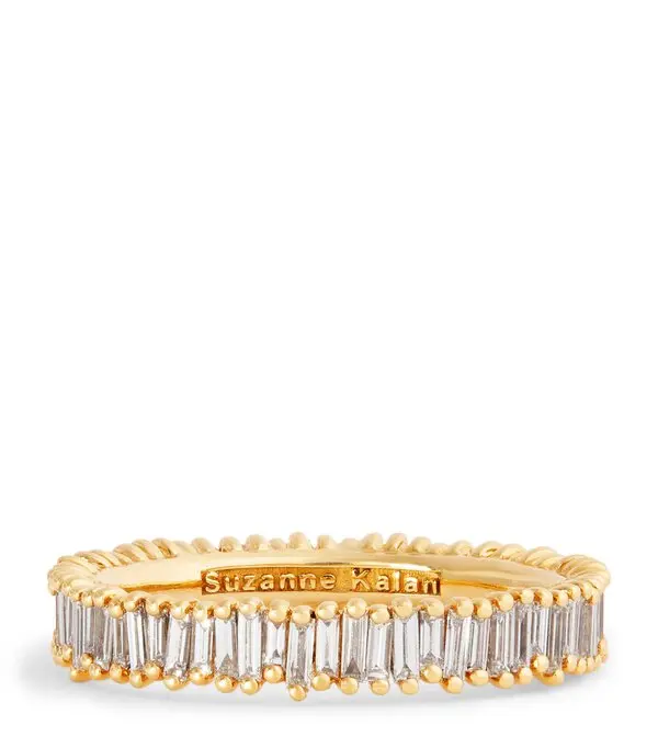 SUZANNE KALAN Yellow Diamond Eternity Ring - Gold