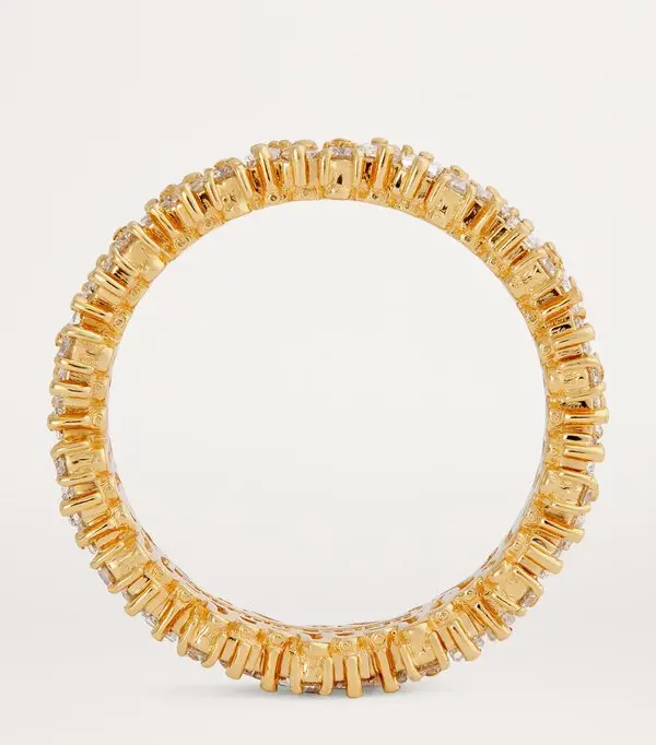 SUZANNE KALAN Shimmer Diamond Eternity Ring - Gold