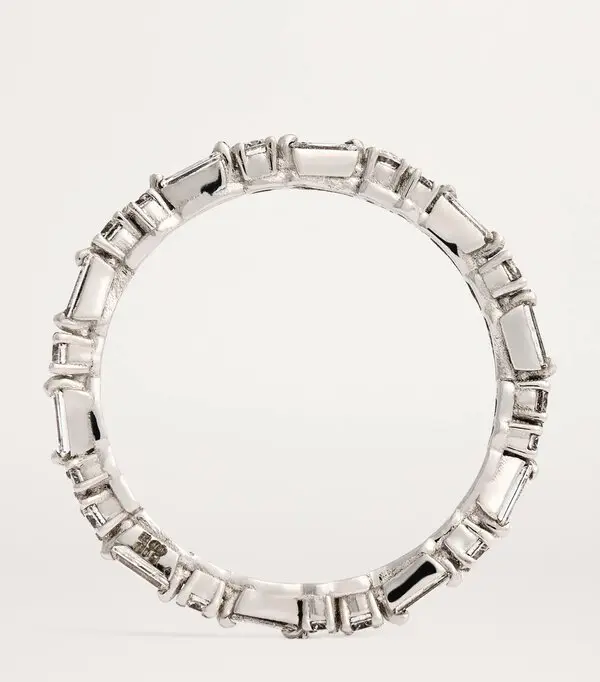 SUZANNE KALAN Gold And Diamond Thin Mix Ring