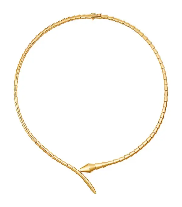 BVLGARI Gold Serpenti Viper Necklace - Yellow