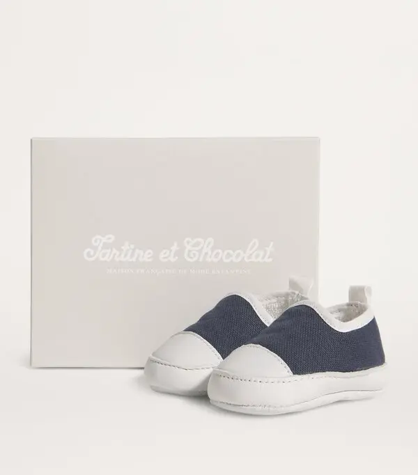 TARTINE ET CHOCOLAT Canvas Slip-on Baby Shoes