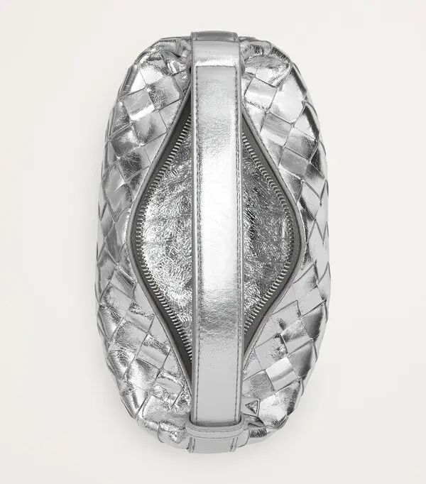 Bottega Veneta Mini Metallic Leather Wallace Top Handle Bag