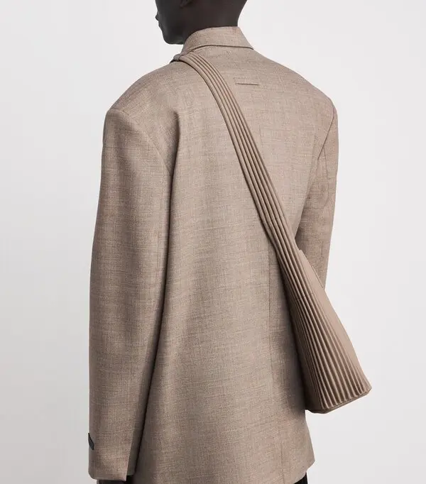 Issey Miyake Pleated Utility Shoulder Bag