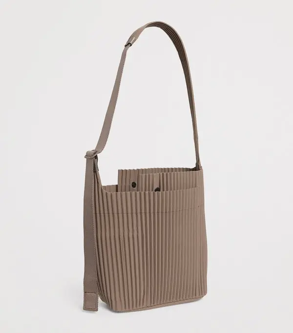 Issey Miyake Pleated Utility Shoulder Bag