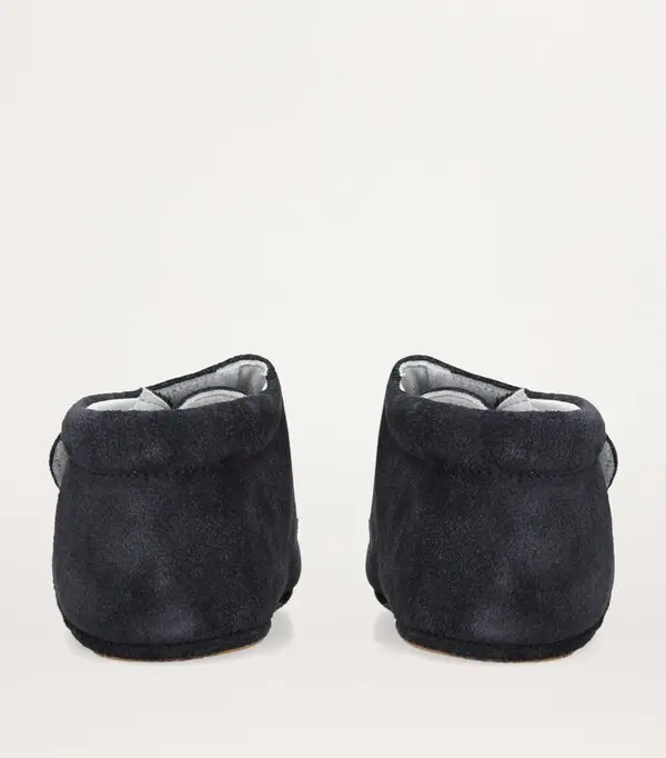 PAPOUELLI Suede Bambie Boots - Navy