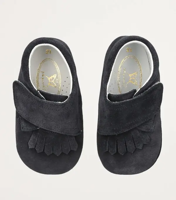 PAPOUELLI Suede Bambie Boots - Navy