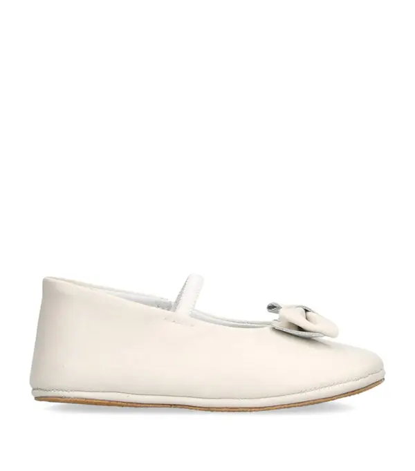 PAPOUELLI Leather Bowie Flats