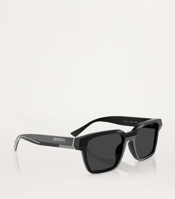 FERRARI Acetate Square Polarised Sunglasses