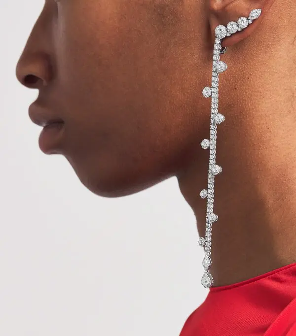 Yeprem Y-couture Diamond Drop Earrings